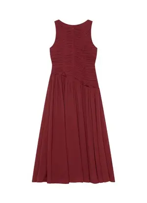 Mint Velvet Ruched Detail Midi Dress