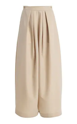 KALLMEYER Cecilia Wool-blend Opera Pants - Taupe