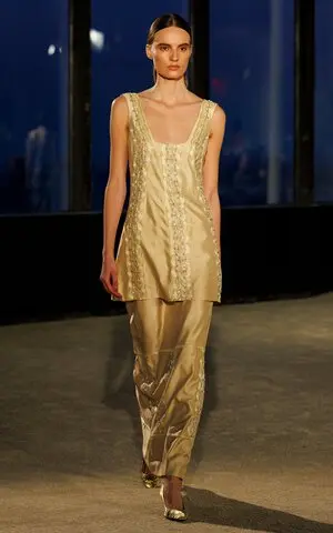 KALLMEYER Reed Silk Maxi Skirt