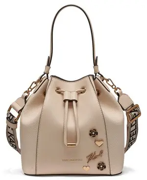 Karl Lagerfeld Paris Adele Bucket Bag - Brie