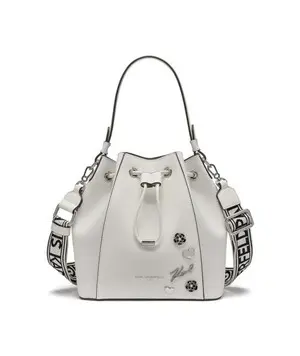 Karl Lagerfeld Paris Adele Bag - White/silver