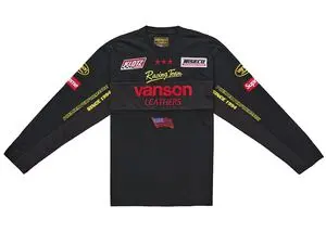 Supreme Vanson Leathers Long Sleeve Top - Black
