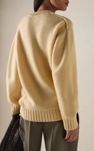 Bottega Veneta V-neck Cashmere Sweater - Yellow