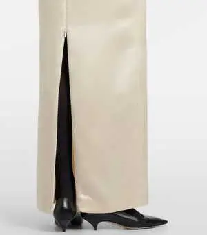 THE ROW Kiernan Silk Satin Maxi Skirt