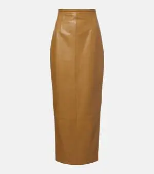 Leather Maxi Skirts