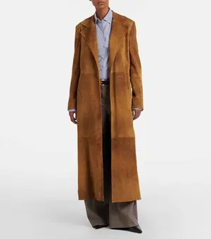 THE ROW Raisa Suede Coat