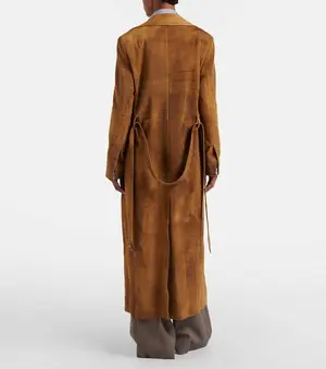 THE ROW Raisa Suede Coat