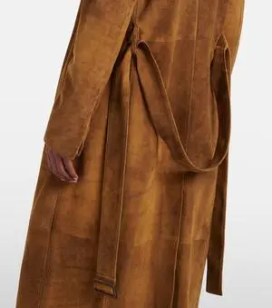 THE ROW Raisa Suede Coat