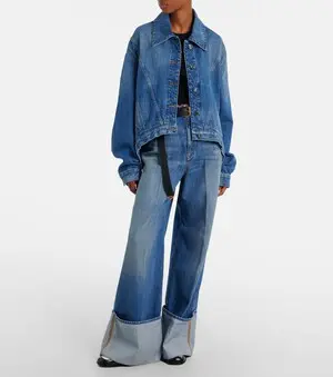 Givenchy Mid-rise Wide-leg Jeans - Blue