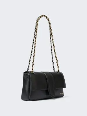 Jacquemus The Bambino Chaine Shoulder Bag - Black
