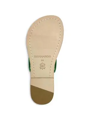 Bernardo New Moon Ring-toe Sandals - Green