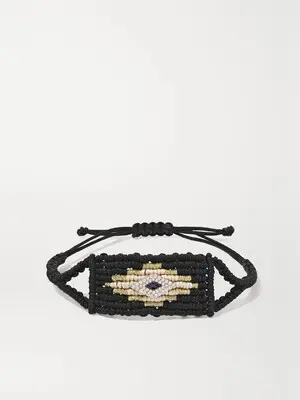 DIANE KORDAS Evil Eye Diamond & Sapphire Bracelet - Gold