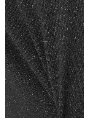 Brunello Cucinelli Metallic Cashmere-blend Sweater - Black