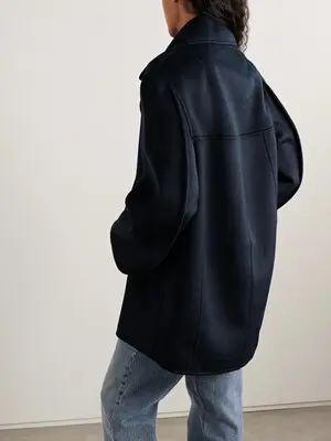 LA LIGNE Micheal Double-breasted Wool-felt Coat