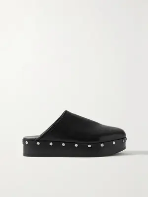 Co Studded Platform Clogs