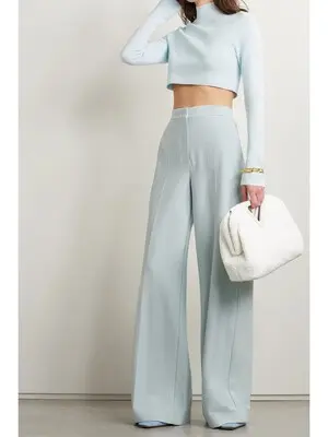 Lapointe Cropped Stretch-knit Top