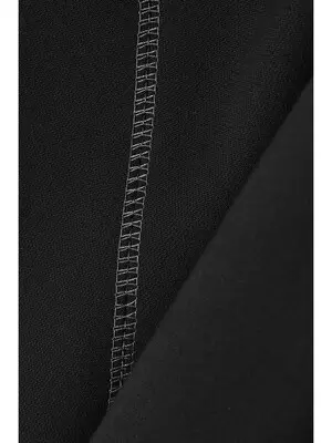 MAXIMILIAN Paneled Stretch-scuba Skinny Pants