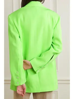 Jacquemus Marino Crepe Double-breasted Blazer