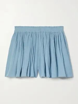 Suzie Kondi Pezo Cotton-gauze Shorts
