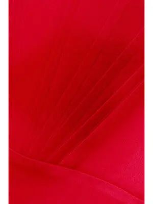 Alex Perry Dellen Satin-crepe Midi Dress