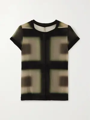 Rick Owens Stretch-mesh T-shirt