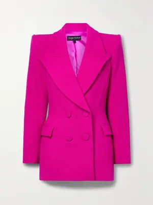 SERGIO HUDSON Double-breasted Wool Blazer