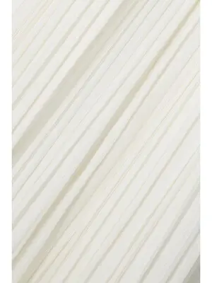 Chloé Cutout Pleated Silk-chiffon Gown
