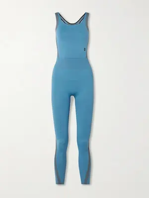 On Studio Open-back Ribbed Recycled Stretch Bodysuit