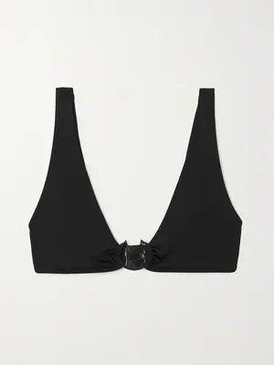 Chloé Eres Embellished Triangle Bikini Top - Black