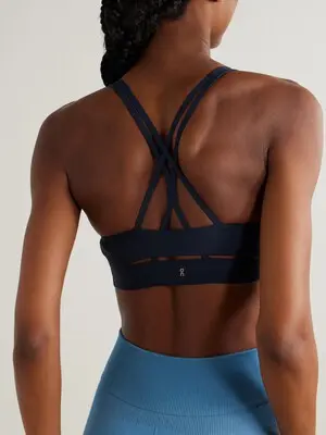 On Studio Recycled Sports Bra - Blue