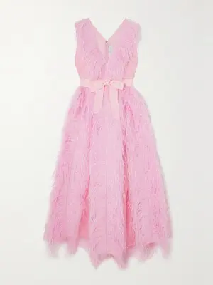 Huishan Zhang Frill Evening Dresses