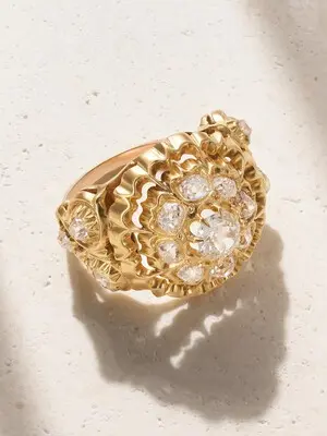 Fred Leighton Diamond Ring - Gold
