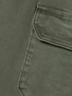Paige Carly High-rise Cotton-blend Wide-leg Cargo Pants
