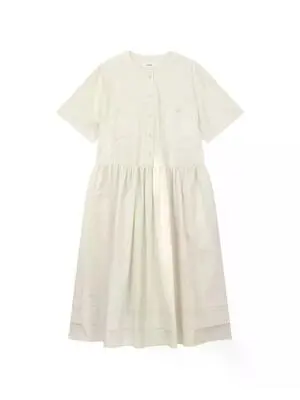 STUDIO TOMBOY Double-pocket Tiered Dress - Neutrals