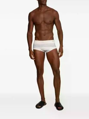 AMIR SLAMA Striped Swimming Trunks