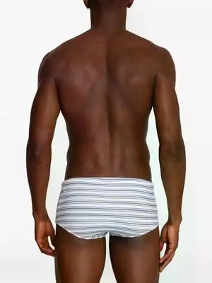 AMIR SLAMA Striped Swimming Trunks