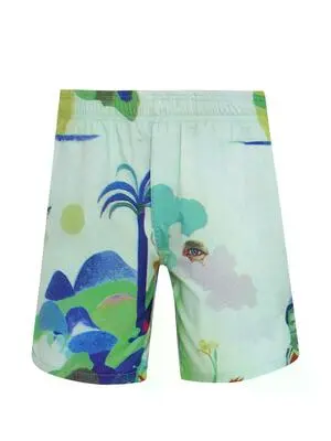 AMIR SLAMA Printed Deck Shorts