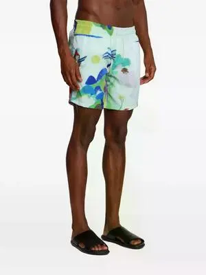 AMIR SLAMA Printed Deck Shorts