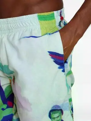 AMIR SLAMA Printed Deck Shorts