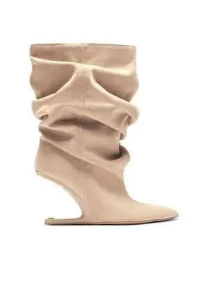 Balmain Suede Ankle Boots