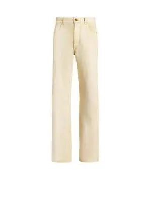 Balmain Faded Denim Jeans - Beige