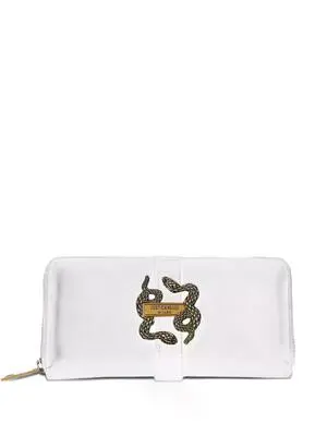 Just Cavalli Embellished Wallet - White