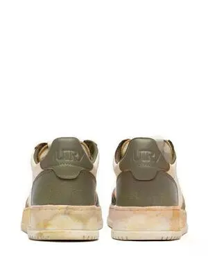 AUTRY Medalist Super Vintage Perforated-toe Sneakers - White