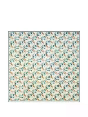 Fendi Ff-pattern Scarf - Blue