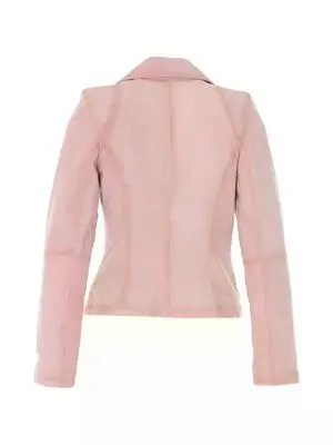 BULLY Zip Suede Jacket - Pink