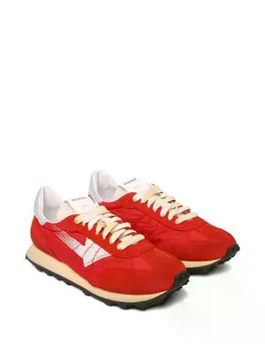 RUN OF Suede Logo-detail Sneakers