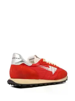 RUN OF Suede Logo-detail Sneakers
