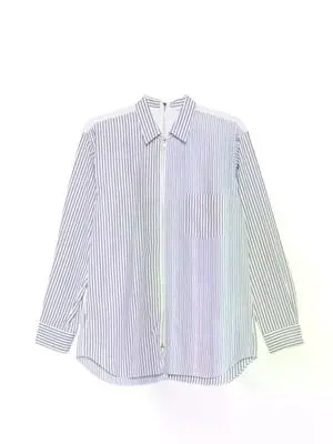 Comme Des Garçons Striped Zip Shirt