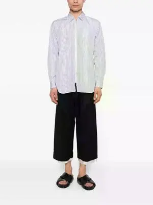 Comme Des Garçons Striped Zip Shirt