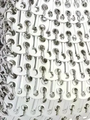 Rabanne 1969 Nano Chainmail Shoulder Bag - Silver